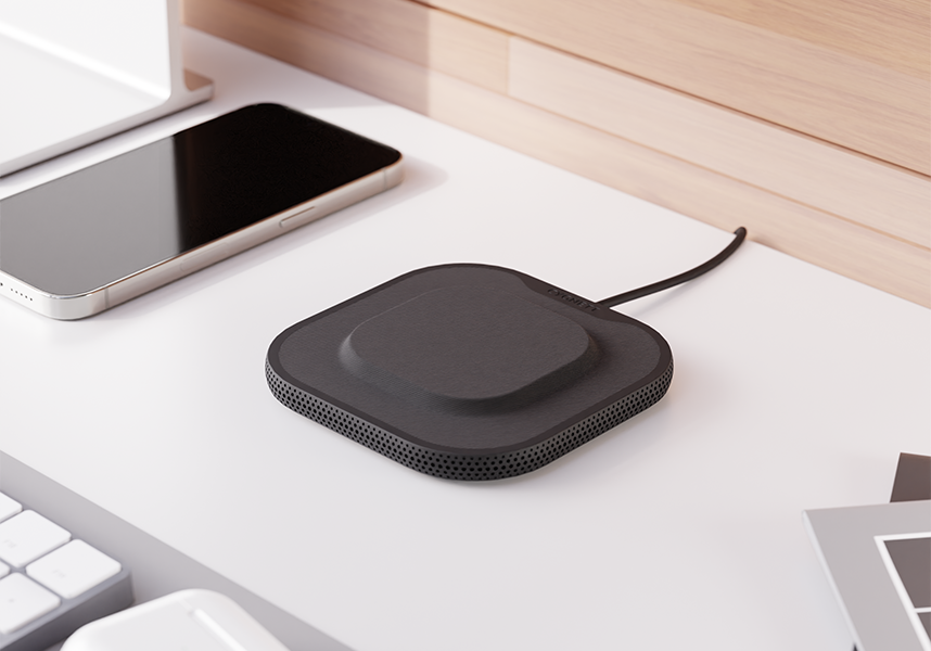 Wireless Desk Charger - Black
